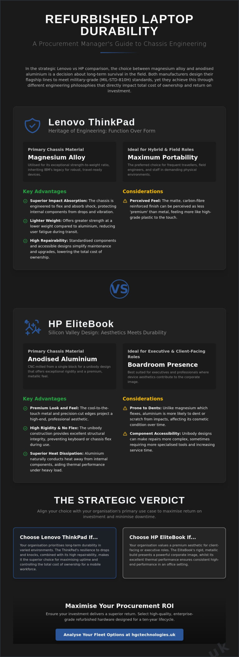 Lenovo vs HP: The 2026 Comparison for UK Business Procurement